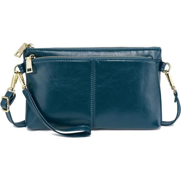 Bags | Triple Zip Small Crossbody Bag Lightweight Purses Vegan Leather ...